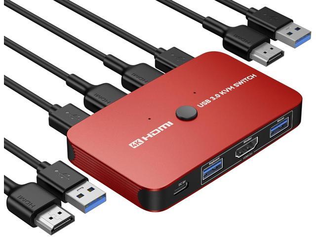 Click here for KVM Switch  ABLEWE Aluminum KVM Switch HDMI KVM Sw... prices