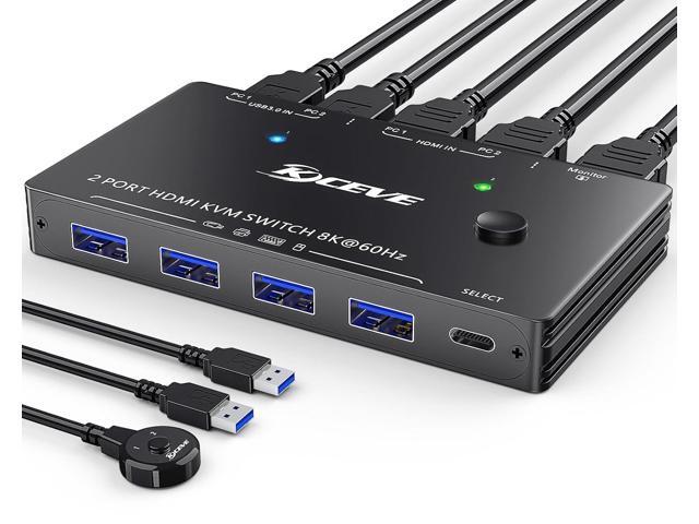 Click here for 8K USB 3.0 KVM Switch HDMI 2 Port 8K@60Hz 4K@120Hz... prices