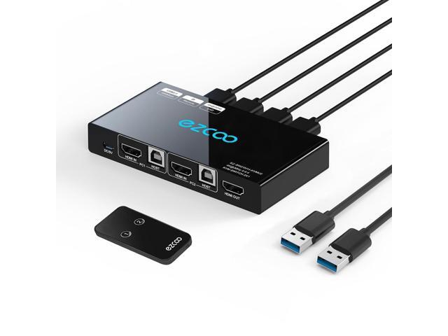 Click here for HDMI KVM Switch 2 Port 4K@30Hz KVM Switch for 2 Co... prices