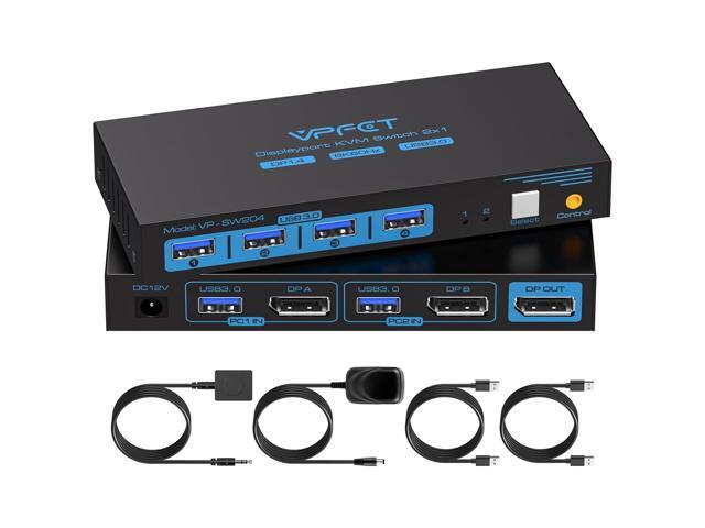 Click here for 8K Displayport KVM Switch DP for 2 Computers Share... prices