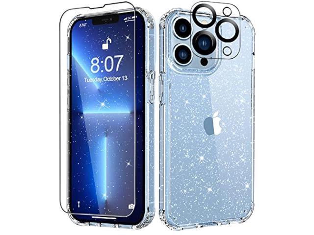 Click here for MIODIK for iPhone 13 Pro Case Clear Glitter  with... prices