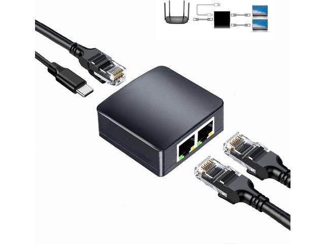 Click here for Wuedozue RJ45 Network Splitter Adapter 1 to 2 Dual... prices
