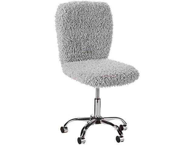 Click here for Urban Lifestyle Faux Fur Rolling Task Chair  Gray prices