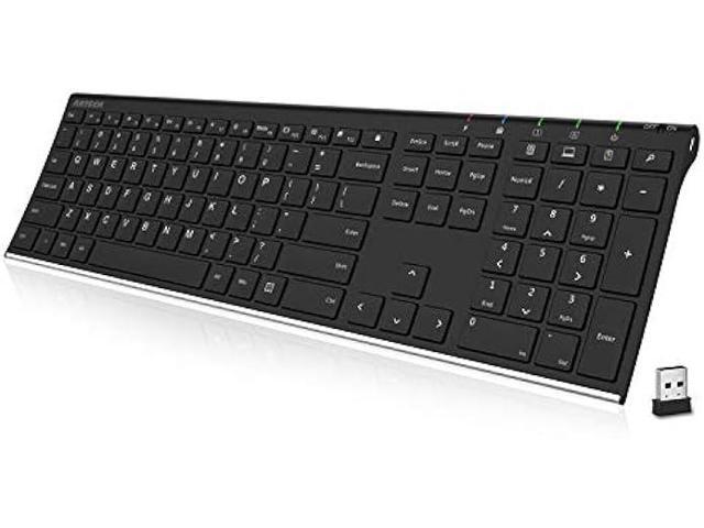 Click here for Arteck 2.4G Wireless Keyboard Stainless Steel Ultr... prices
