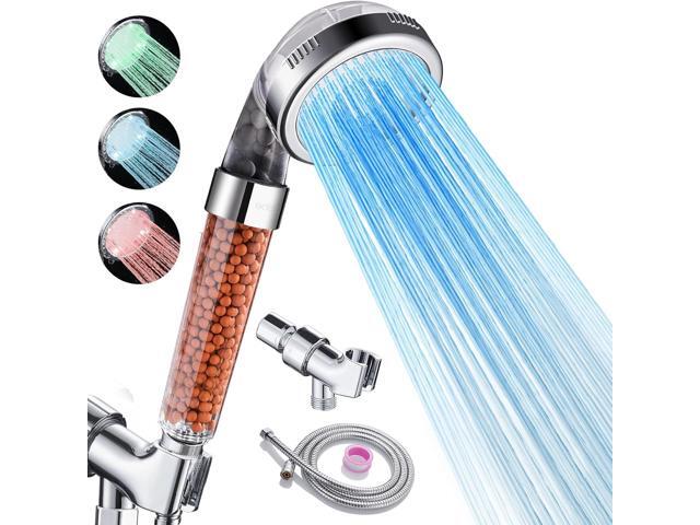 Click here for Cobbe Filtered LED Shower Head with Handheld  Colo... prices