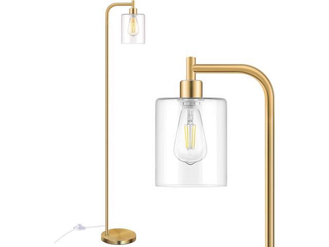 Click here for Industrial Floor Lamp with Hanging Glass Shade Bra... prices