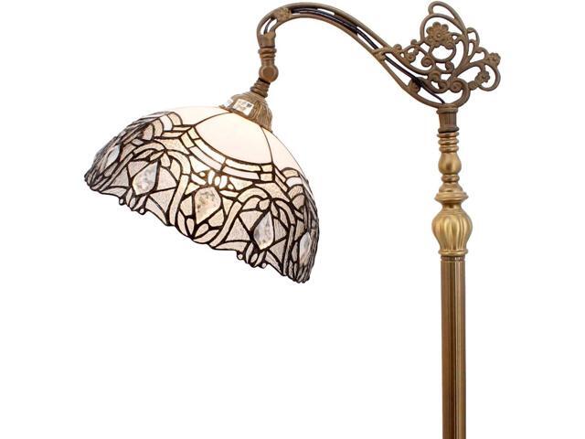 Click here for WERFACTORY Tiffany Floor Lamp White Crystal Bent S... prices