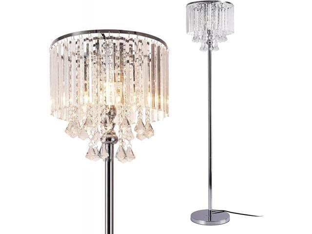 Click here for beaysyty Modern Elegance Crystal Floor Lamp  On/Of... prices