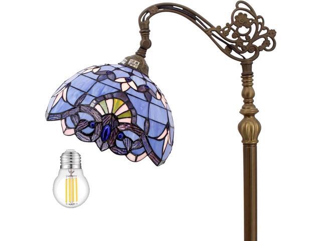 Click here for WERFACTORY Floor Lamp Tiffany Style Blue Purple St... prices