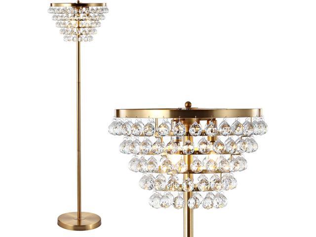 Click here for JONATHAN Y JYL9005B Jemma 60 Crystal/Metal LED Flo... prices