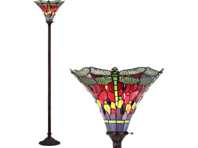 Click here for JONATHAN Y JYL8002B Dragonfly Tiffany-Style 71 Tor... prices