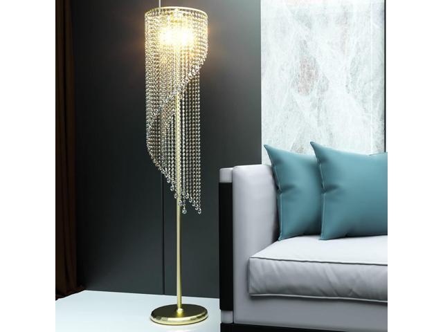 Click here for QiMH Crystal Floor Lamp for Living Room/ Bedroom D... prices