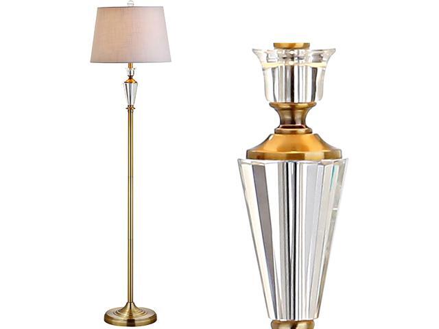 Click here for JONATHAN Y JYL2029A Harper 61 Crystal/Metal LED Fl... prices