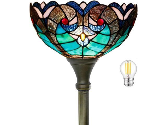 Click here for WERFACTORY Tiffany Floor Lamp Green Liaison Staine... prices