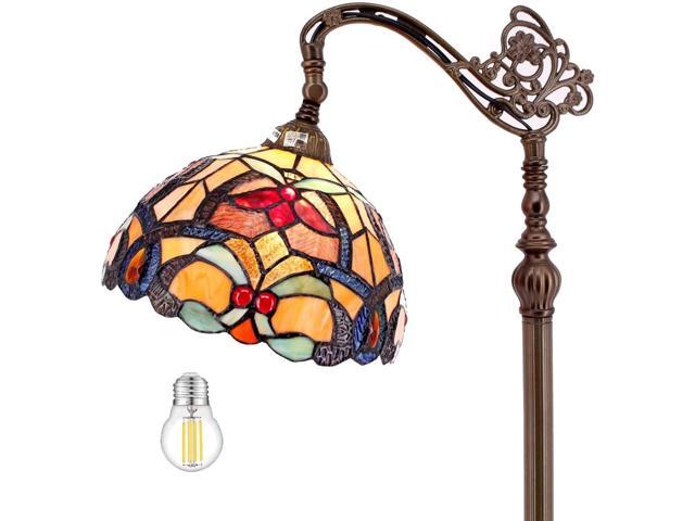 Click here for WERFACTORY Tiffany Floor Lamp Orange Liaison Stain... prices