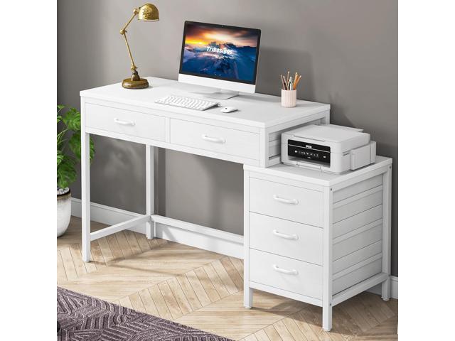 Click here for Tribesigns Computer Desk with 5 Drawers  Home Offi... prices