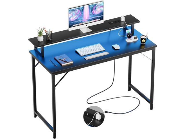Click here for iSunirm 47 inch Computer Desk with Power Outlets... prices
