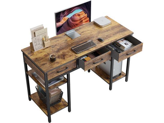 Click here for CubiCubi 47 Inch Computer Desk with Fabric Drawers... prices