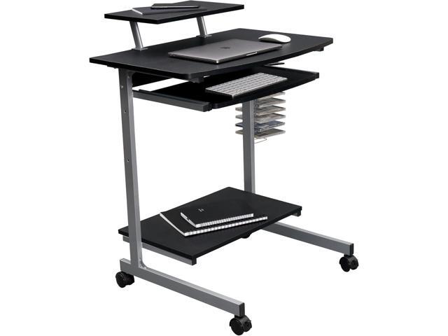 Click here for Rolling Mobile Computer Desk/Cart with Storage She... prices