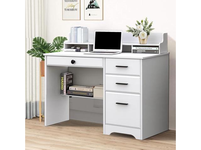 Click here for Catrimown Computer Desk with 4 Drawers and Hutch... prices