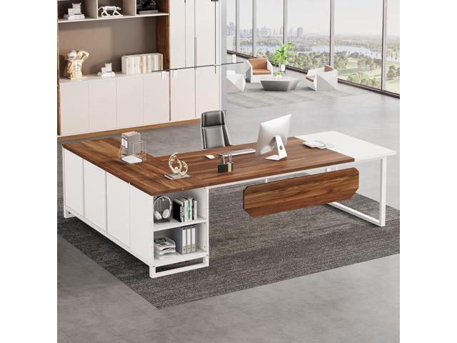 Click here for Tribesigns 70.8 Executive Desk with 55 File Cabine... prices