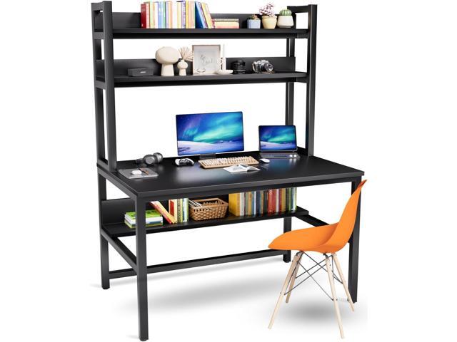 Click here for Computer Desk with Hutch and Bookshelves  Large Le... prices