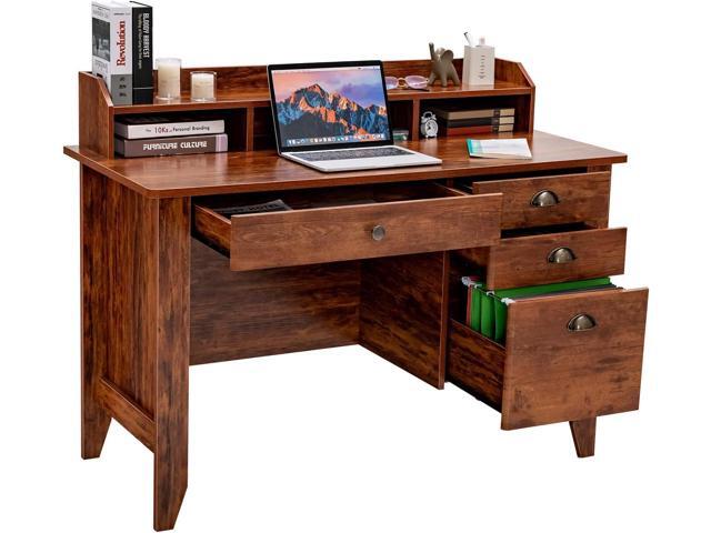 Click here for Safeplus 48 Computer Desk with 4 Storage Drawers a... prices