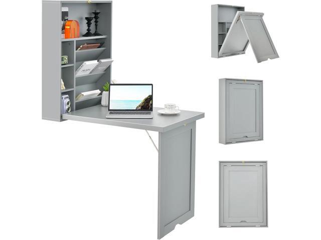 Click here for Tangkula Wall Mounted Desk  Fold Out Convertible F... prices