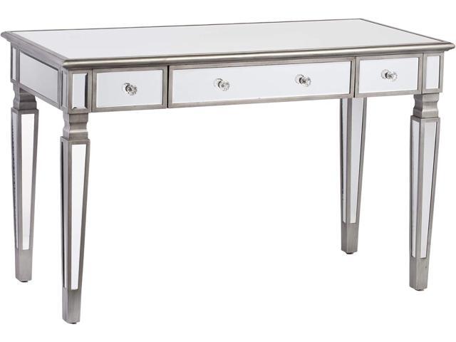 Click here for SEI Furniture Wedlyn Mirrored Writing Desk  Silver prices