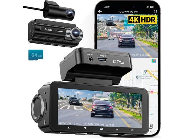 Click here for Dash Cam Front Rear 4K Built-in GPS 5GHz WiFi  3.3... prices
