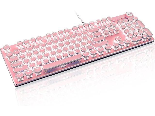 Click here for Typewriter Style Retro Wired Mechanical Gaming Key... prices