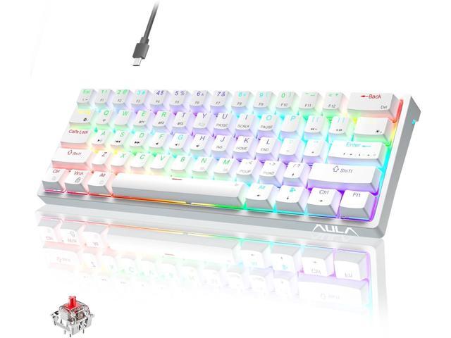 Click here for AULA 60 Percent White Mechanical Gaming Keyboard... prices