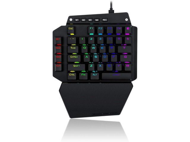 Click here for One Handed Mechanical Gaming Keyboard Wired  RGB L... prices