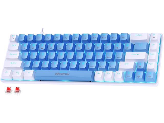 Click here for abucow 60 Mechanical Keyboard with Blue Backlight... prices