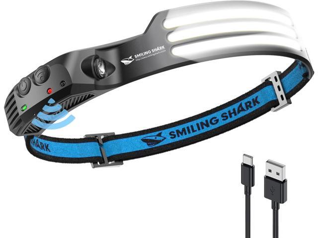 Click here for Smiling Shark LED Headlamp  230°Wide Angle 3*White... prices