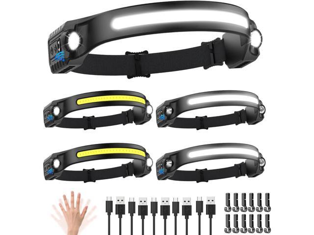 Click here for Headlamp Rechargeable 5Pack  230° Wide Beam Head L... prices