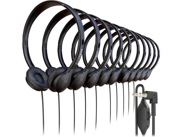 Click here for 50 Pack Bulk Wired On-Ear Leather Headphones with... prices