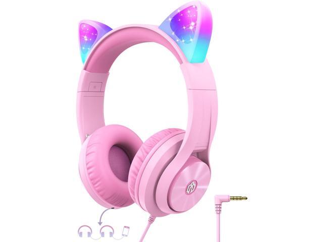 Click here for iClever Kids Headphones with Cat Ear Led Light Up... prices
