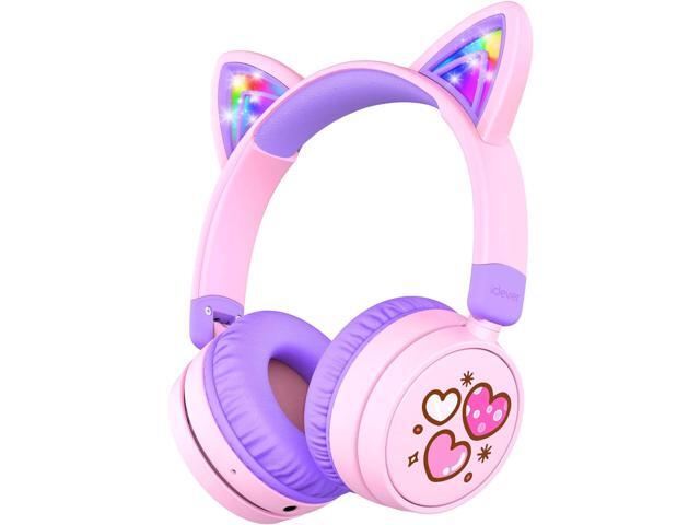 Click here for iClever Kids Bluetooth Headphones  Light Up Cat Ea... prices