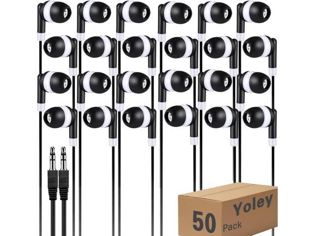 Click here for 50 Pack Bulk Earbuds for Classroom Student Basic H... prices
