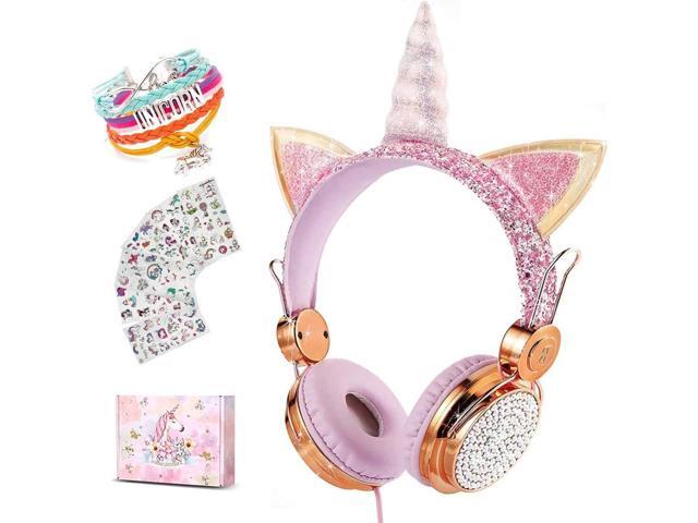 Click here for SVYHUOK Unicorn Kids Headphones for Girls Children... prices