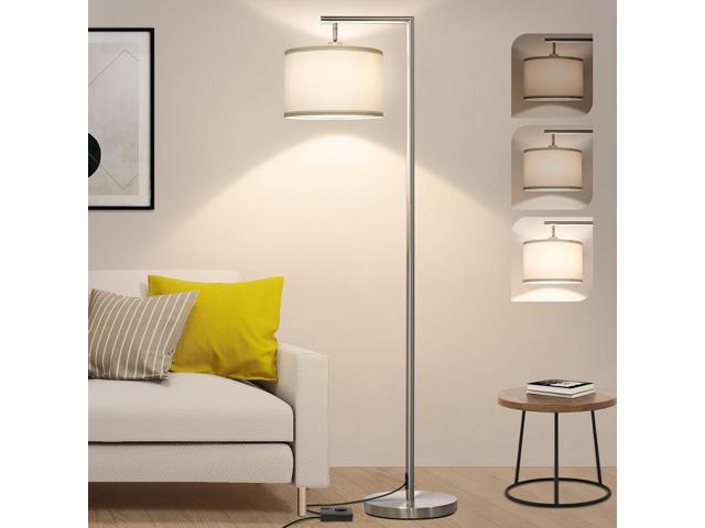 Click here for Boncoo Modern Floor Lamp for Bedroom  Dimmable Sil... prices