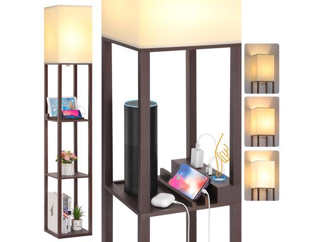 Click here for FOLKSMATE Touch Control Shelf LED Floor Lamp with... prices