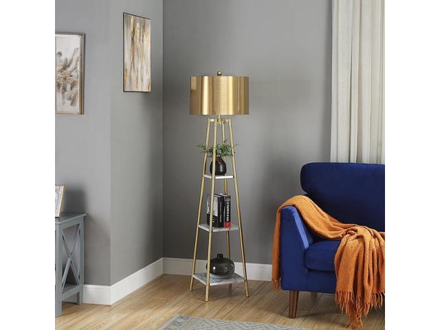 Click here for Floor Lamp  Standing Reading Light with Shelves an... prices