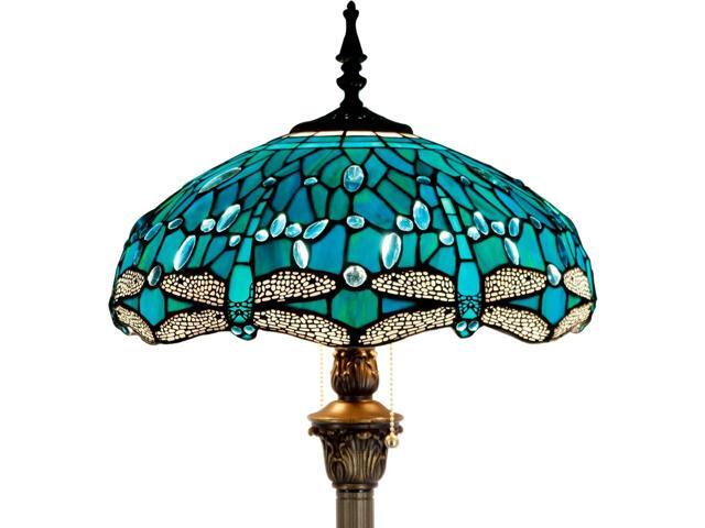Click here for WERFACTORY Tiffany Floor Lamp Dragonfly Green Stai... prices