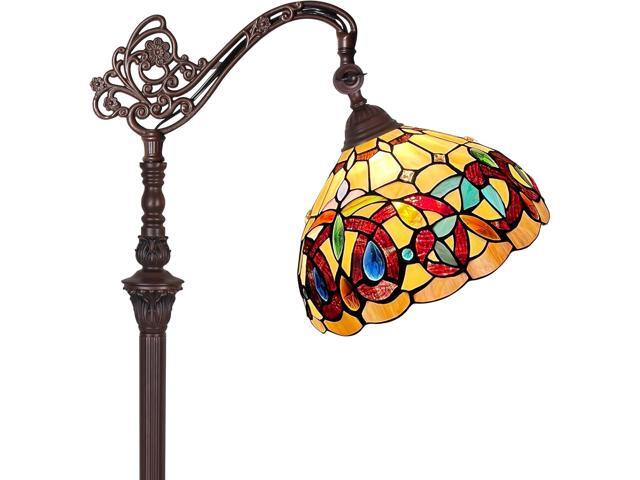 Click here for Capulina Tiffany Floor Lamp H62 Tall Inlaid Crysta... prices
