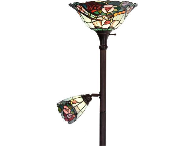 Click here for Bieye L10739 Rose Flower Tiffany Style Stained Gla... prices