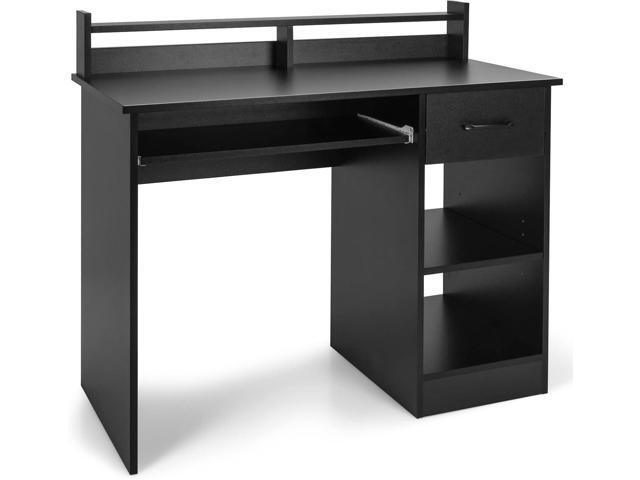 Click here for IFANNY Wooden Computer Desk  Black Home Office Des... prices
