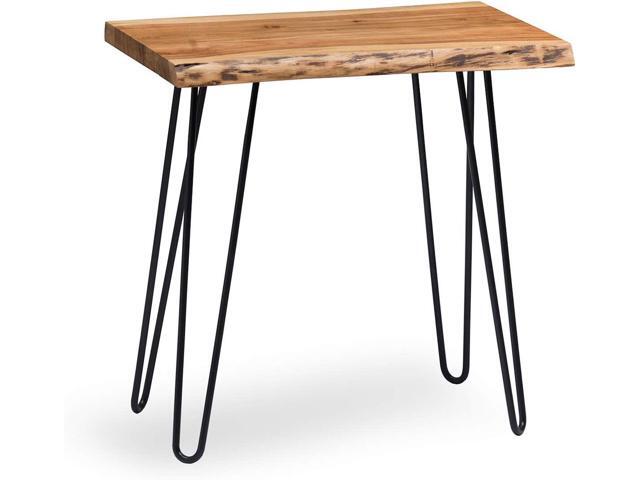 Click here for Hairpin Natural Live Edge End Table  Acacia Wood T... prices