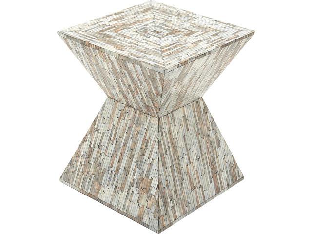 Click here for Deco 79 Mother of Pearl Shell Handmade Side End Ac... prices